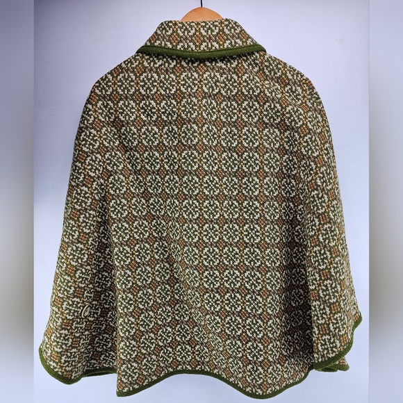 Dafydd Snowdon | Jackets & Coats | Welsh Tapestry Wool Cape A Dafydd ...
